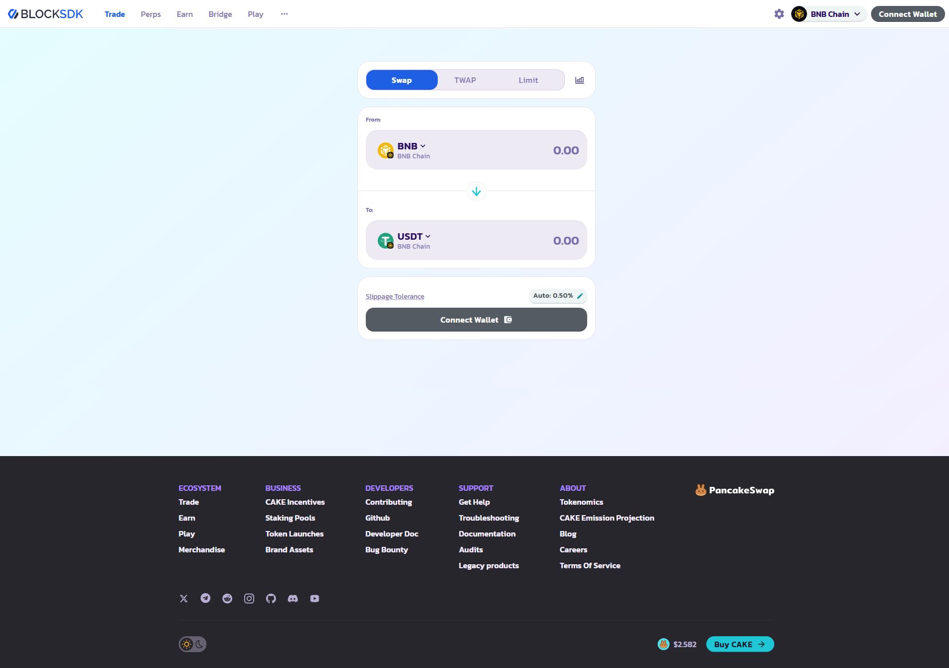 테스트 템플릿 - BLOCKSDK 마켓플레이스